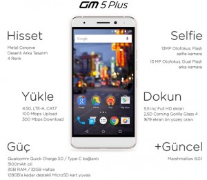General Mobile'dan yeni bomba : GM 5 Plus! - Bubitekno.com
